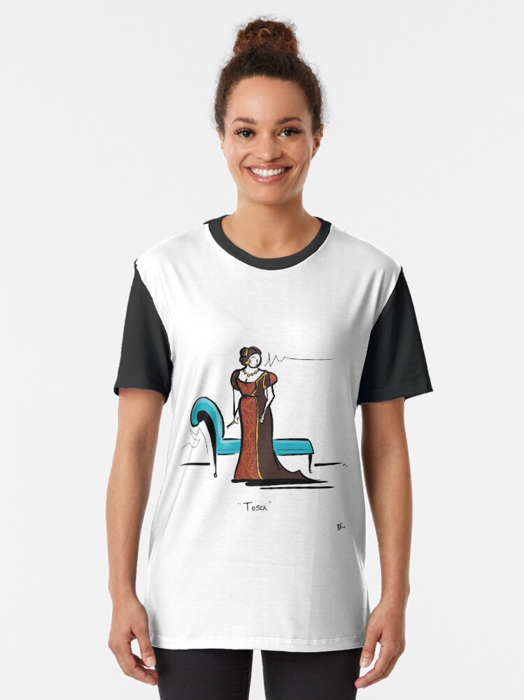 "Tosca" T-shirt for Sale by BDSimmons | Redbubble | tosca graphic t ...