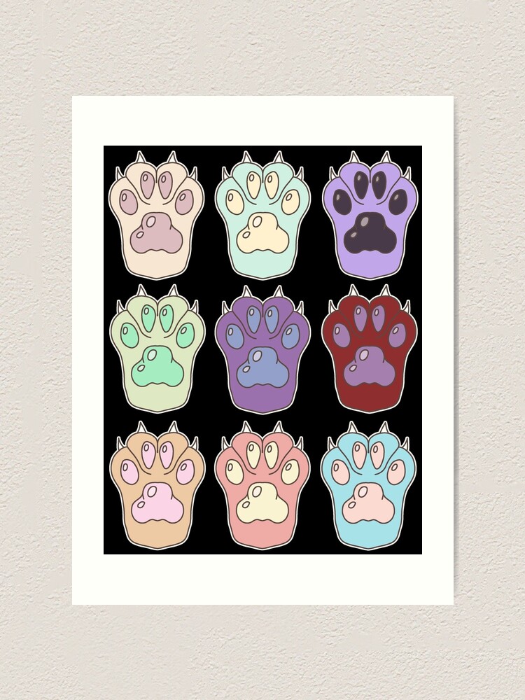 "Black BG Toe Beans" Art Print for Sale by RazorKitanaPro | Redbubble