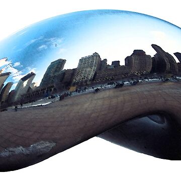 "Chicago Bean" Sticker for Sale by carolinemartin6 | Redbubble