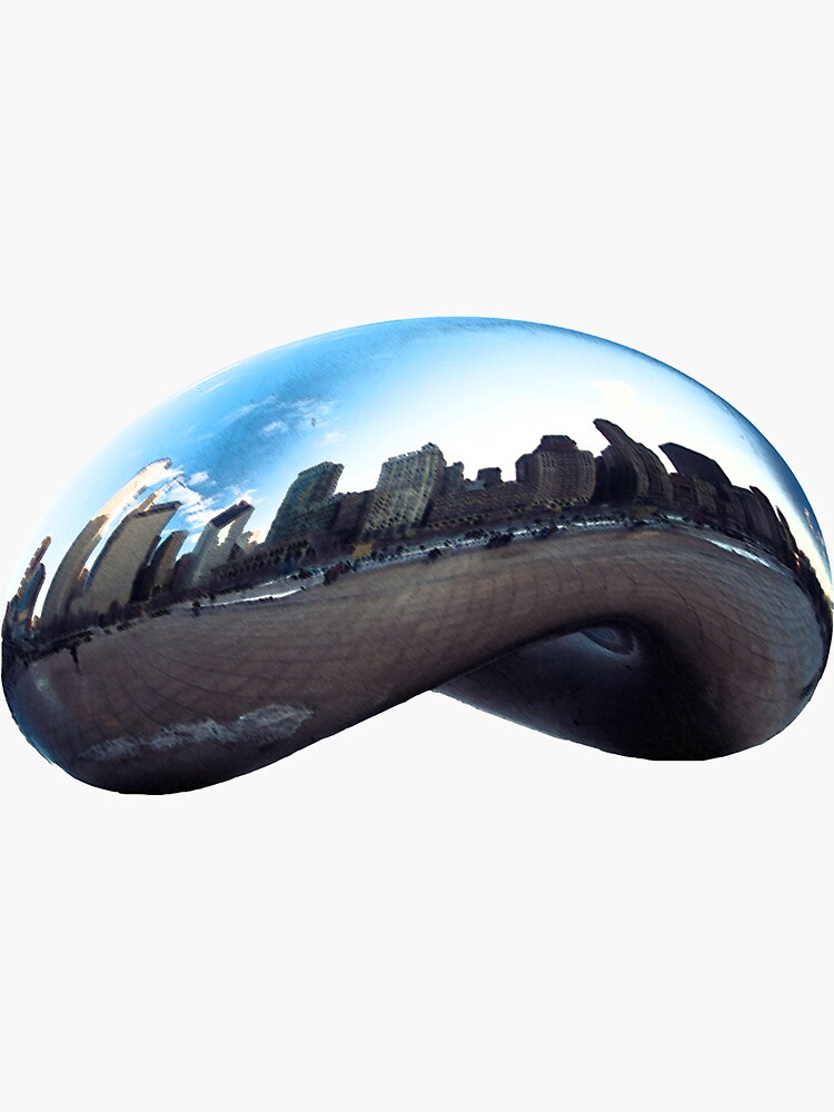 "Chicago Bean" Sticker for Sale by carolinemartin6 | Redbubble