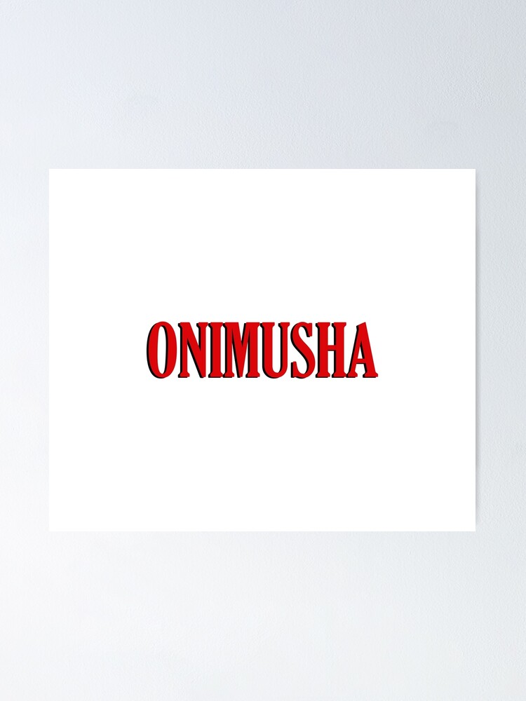 "Onimusha Logo" Poster for Sale by onimusha-usa | Redbubble