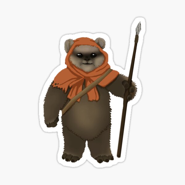 Wicket The Ewok Stickers | Redbubble