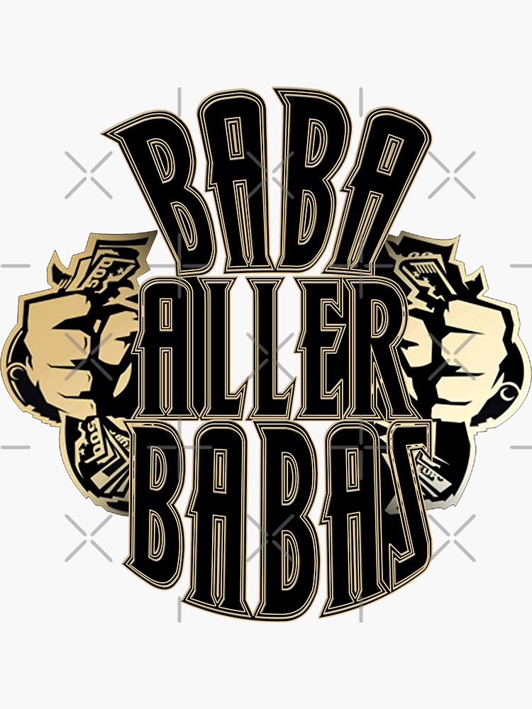 "Baba of all babas" Sticker for Sale by Pxwnz | Redbubble