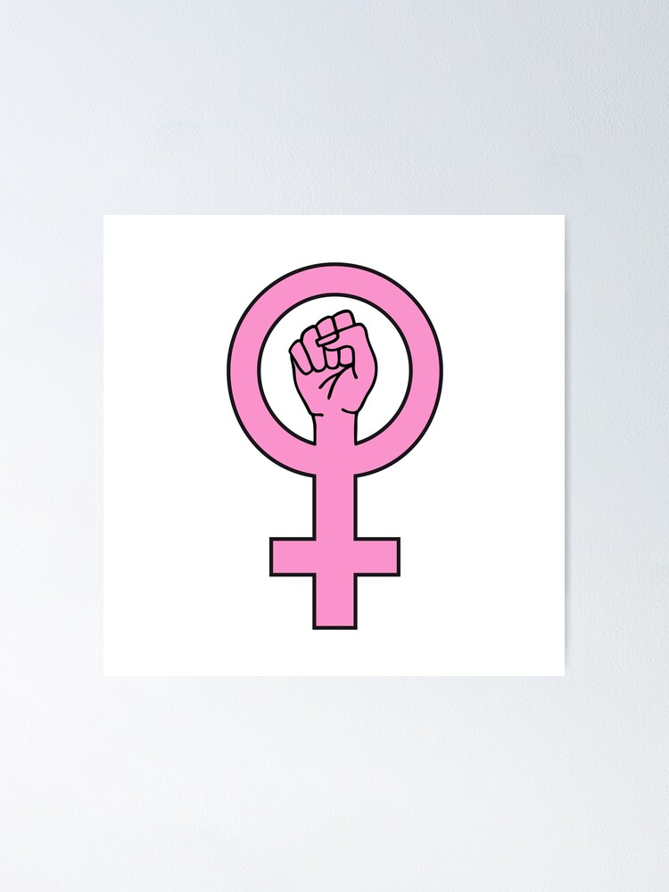 "Pink female sign" Poster by beakraus | Redbubble