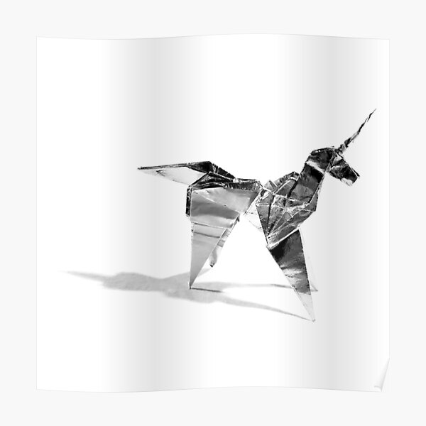 "Blade Runner Origami Unicorn" Poster for Sale by winterwinter | Redbubble
