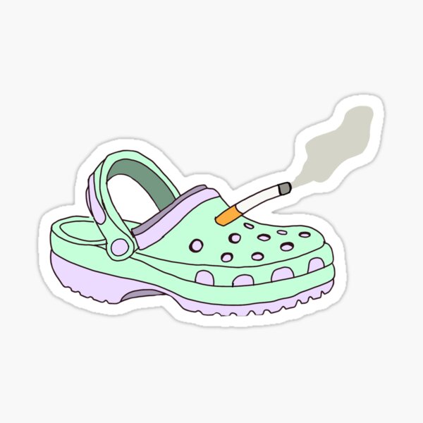 "Crocs" Sticker by Zoeew | Redbubble