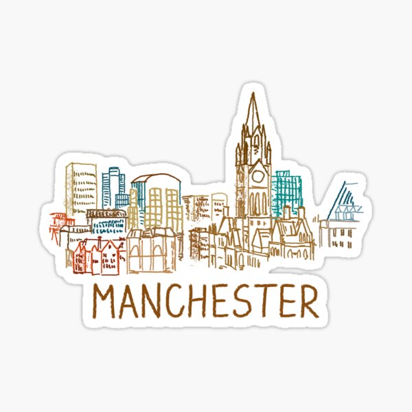 Manchester Stickers | Redbubble