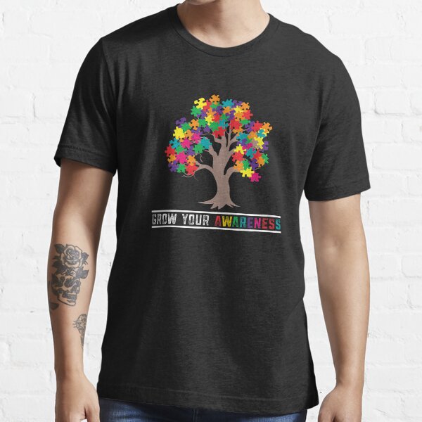 "Autism Awareness Day Month Grow Your Awareness" T-shirt for Sale by ...