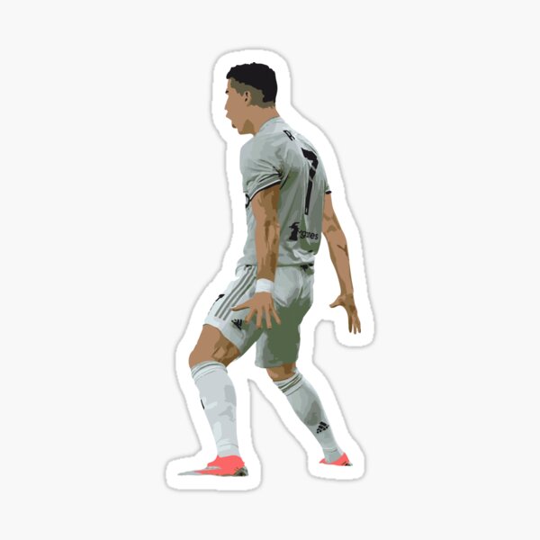 "Cristiano Ronaldo " Sticker by rikevpatel | Redbubble