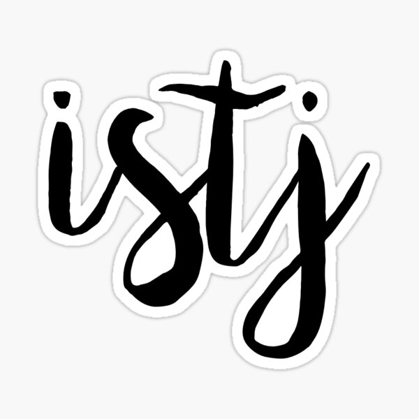 "ISTJ Personality MBTI " Sticker by the-bangs | Redbubble