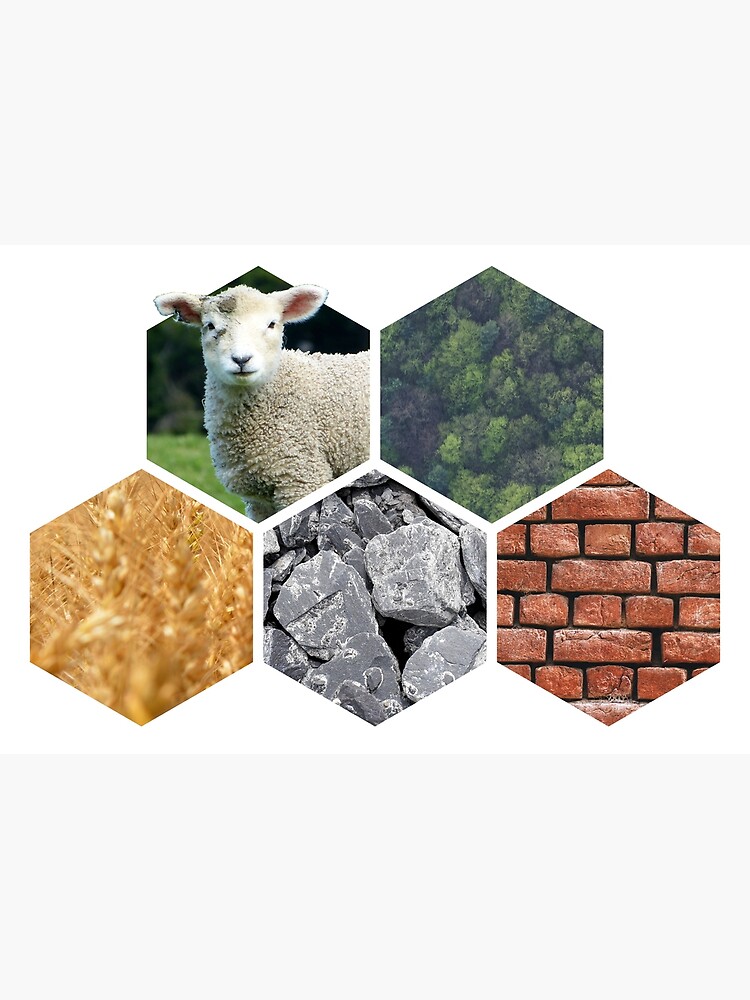 "Settlers Resources Sticker" Framed Art Print for Sale by BdotHam ...