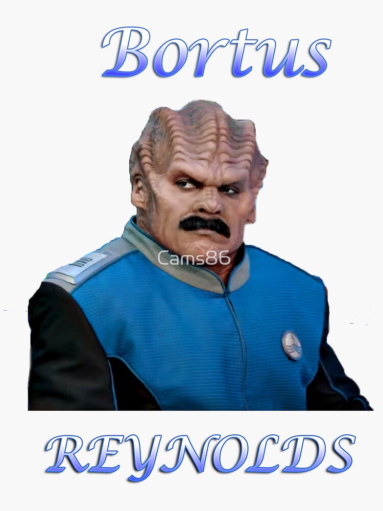 "Bortus Mustache The Orville" Sticker for Sale by Cams86 | Redbubble