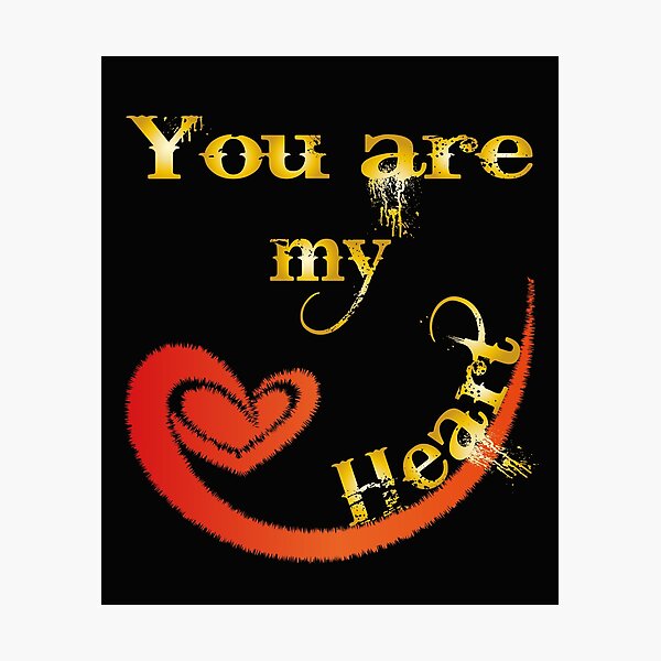 Lámina fotográfica «Regalo de san valentin Taquicardia del cuadro del ...