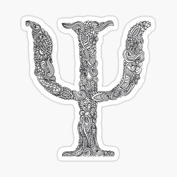 "psi" Sticker for Sale by brigidmary | Redbubble