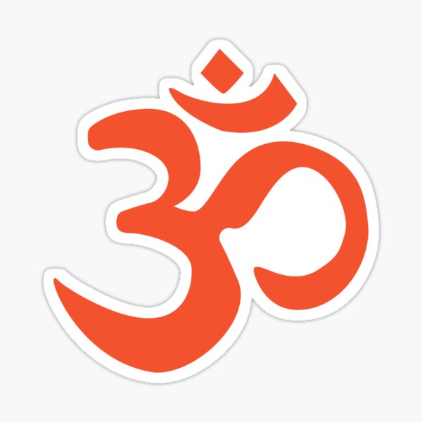 "Om" Sticker for Sale by FluffyTheDude | Redbubble