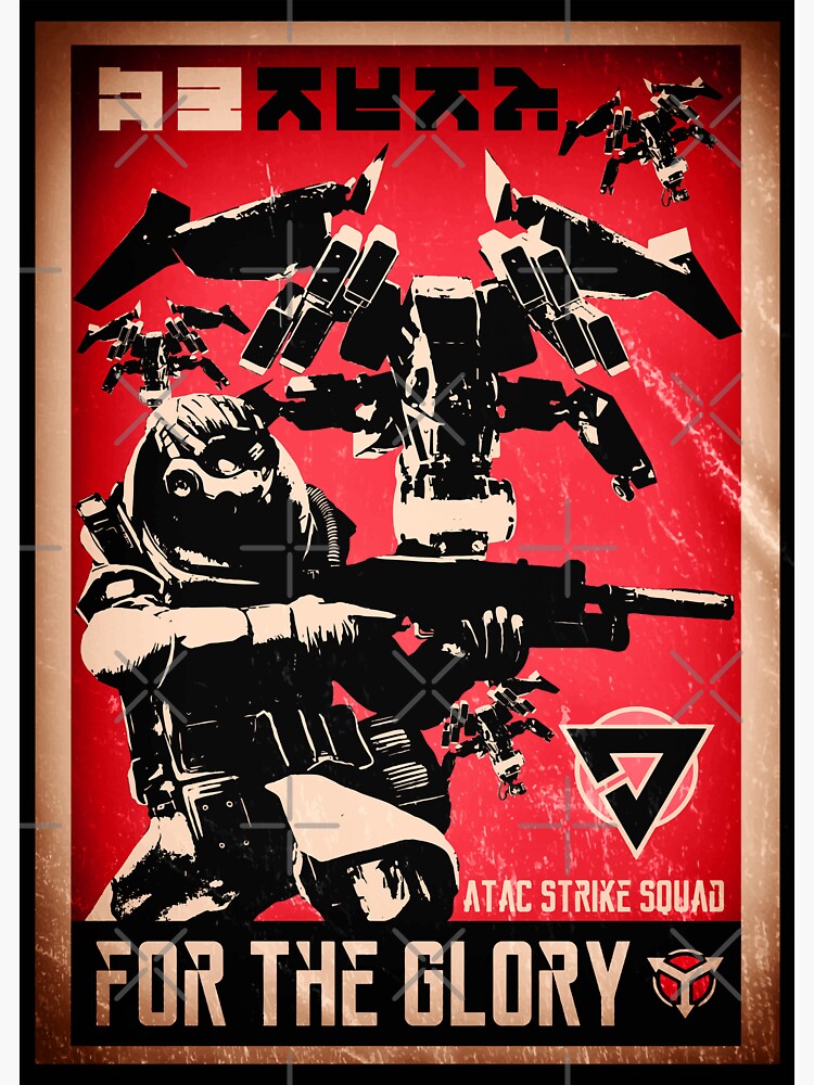 "Killzone Propaganda poster" Sticker for Sale by SyanArt | Redbubble