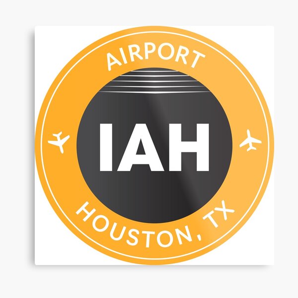 "Airport IAH HOUSTON TEXAS" Metal Print by Aviators | Redbubble