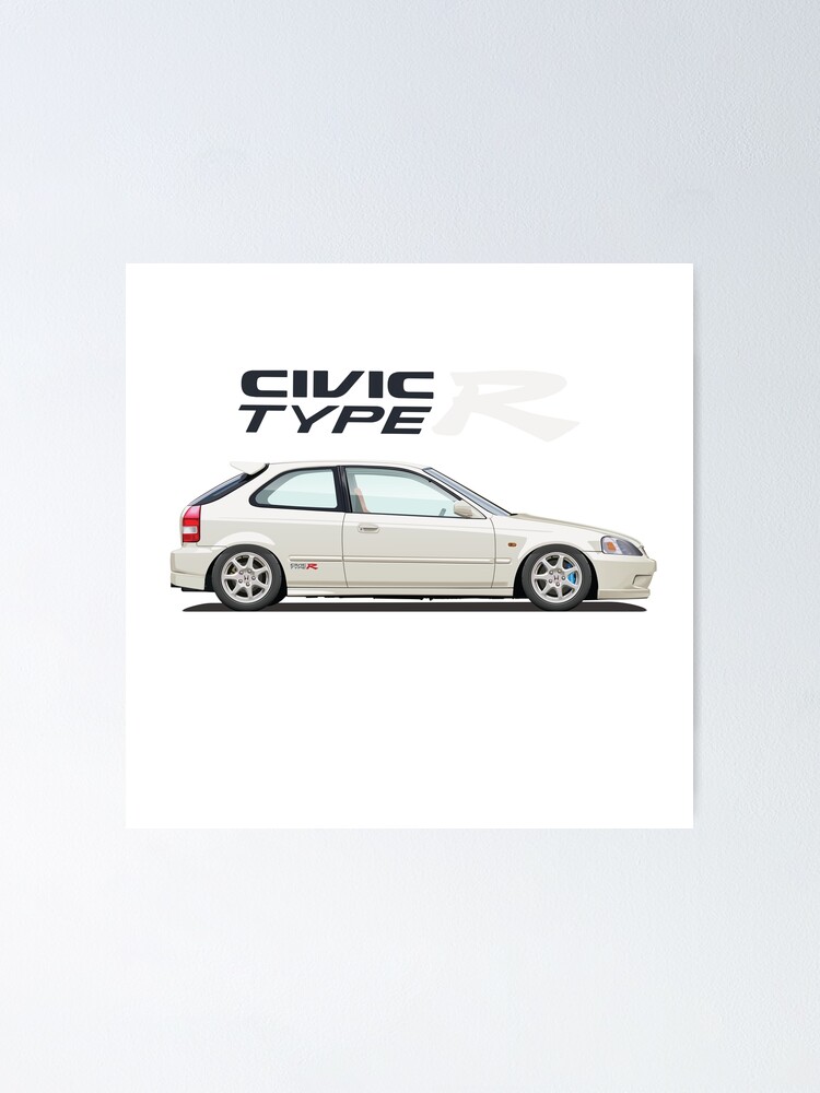 "Civic Type R EK" Poster by jaminak | Redbubble