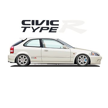"Civic Type R EK" Art Board Print for Sale by jaminak | Redbubble
