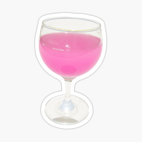 "Pink Drink" Sticker for Sale by PeachBleach | Redbubble