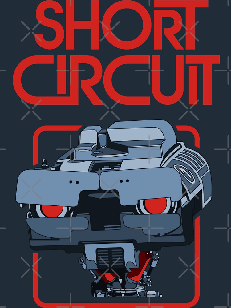 "Short Circuit" T-shirt for Sale by Jorditarrats | Redbubble | johnny ...