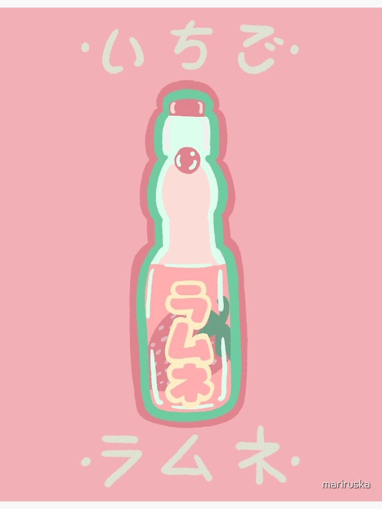 "Strawberry Ramune Ichigo" Poster by mariruska | Redbubble