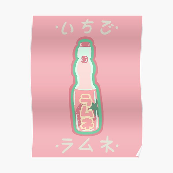 "Strawberry Ramune Ichigo" Poster by mariruska | Redbubble