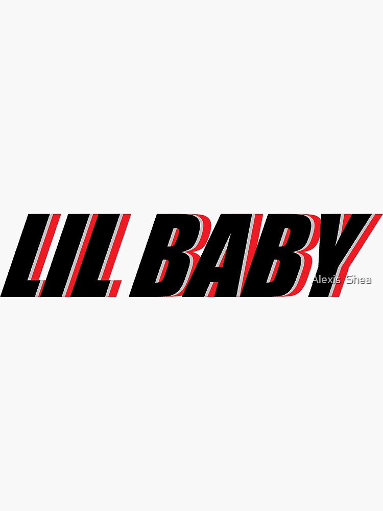 "Lil Baby " Sticker for Sale by RobertRolison | Redbubble