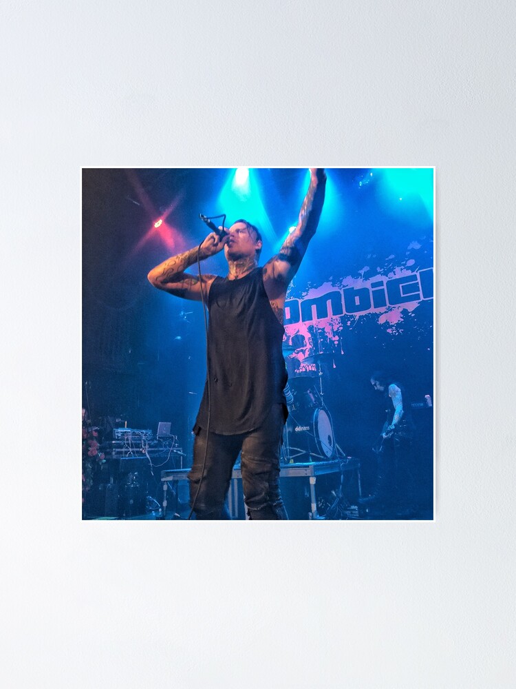 "Andy LaPlegua of Combichrist" Poster for Sale by mreleganza | Redbubble
