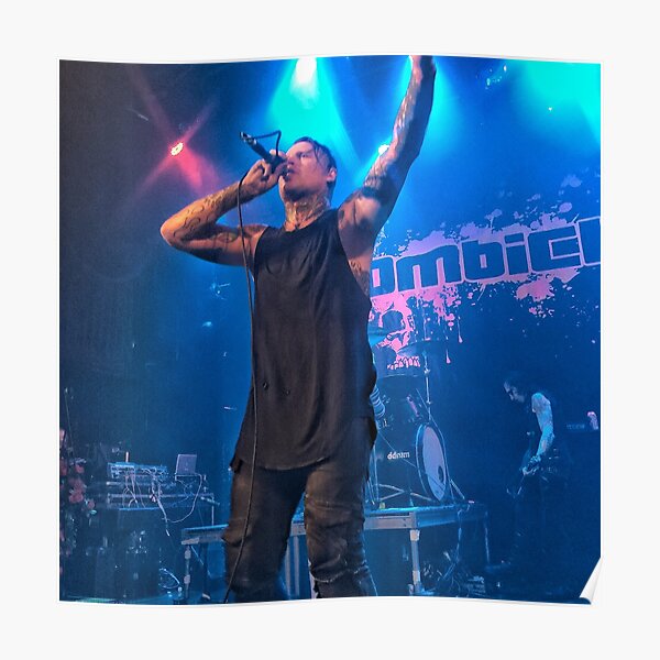 "Andy LaPlegua of Combichrist" Poster for Sale by mreleganza | Redbubble