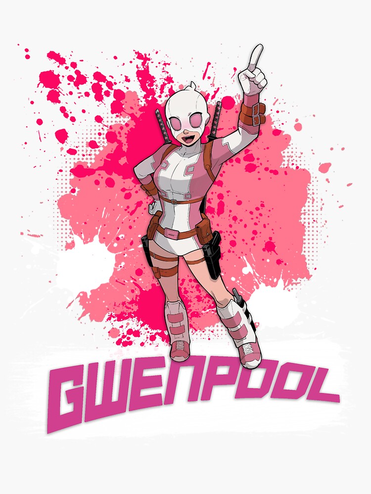 "Gwenpool " Sticker for Sale by JakeCreates | Redbubble