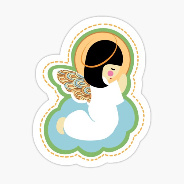 "Angelita Chatita by JezliP - NFTeeGals" Sticker by BummerGifts | Redbubble