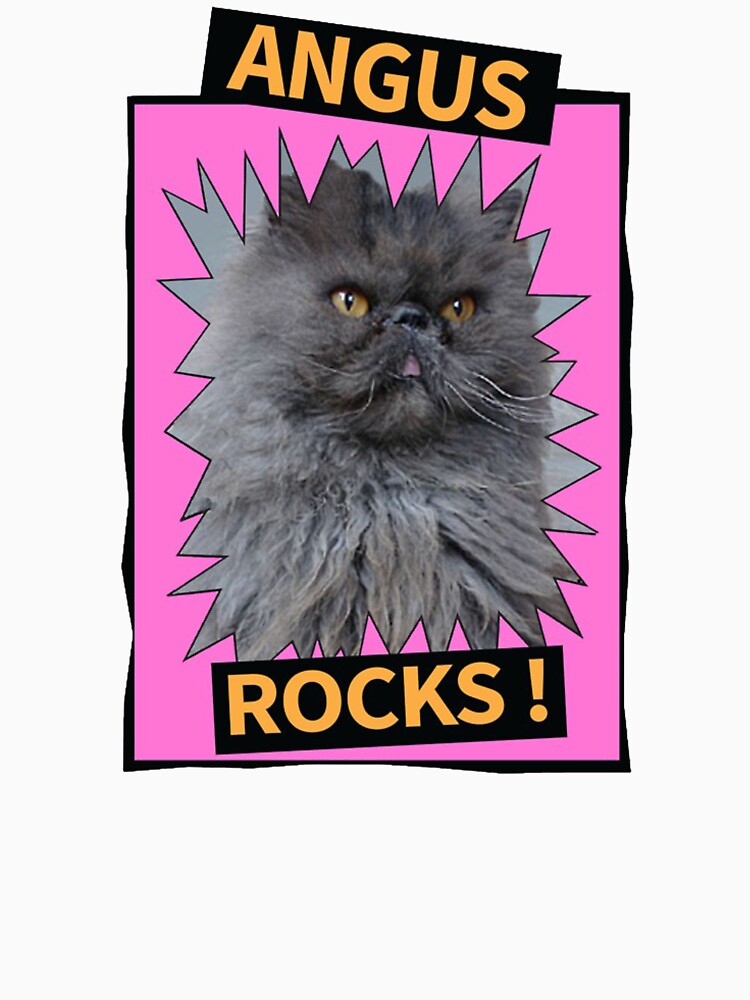 "Angus Rocks" T-shirt for Sale by pierolda | Redbubble | angus rocks t ...