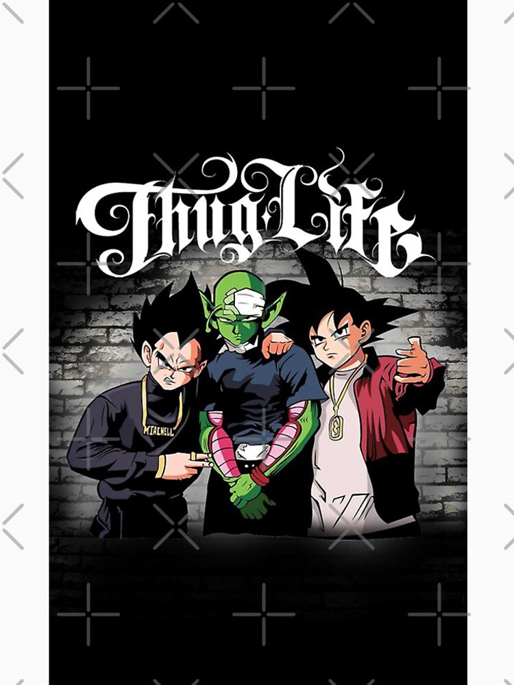 "Thug life Goku, piccolo, Vegeta" T-shirt for Sale by danzharrison ...