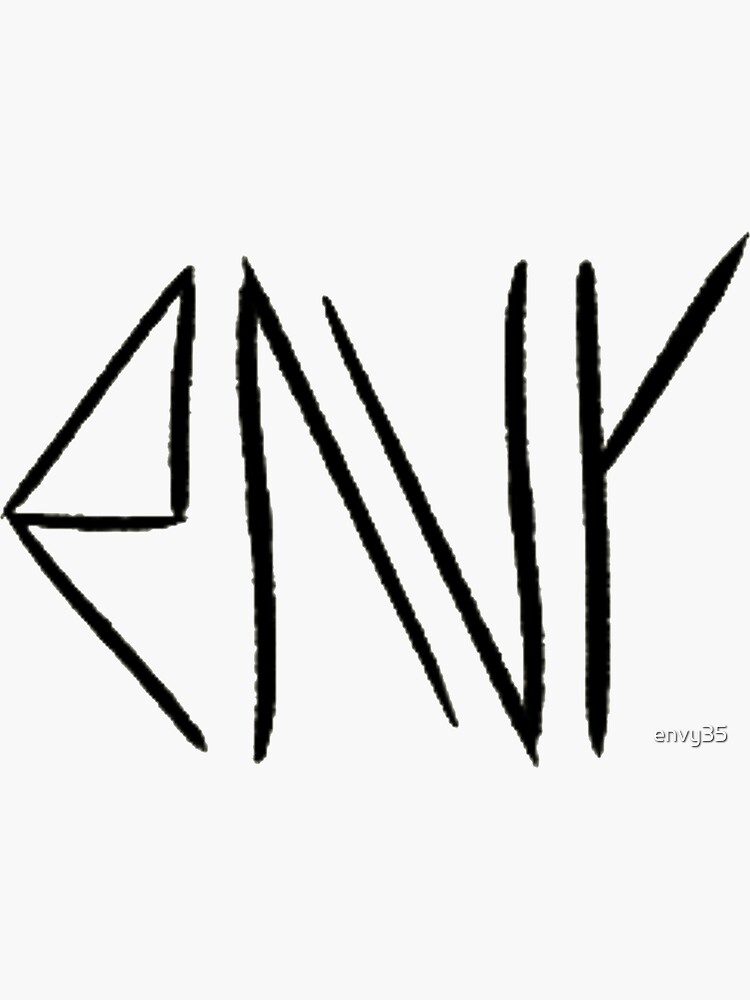 "ENVY logo" Sticker by envy35 | Redbubble