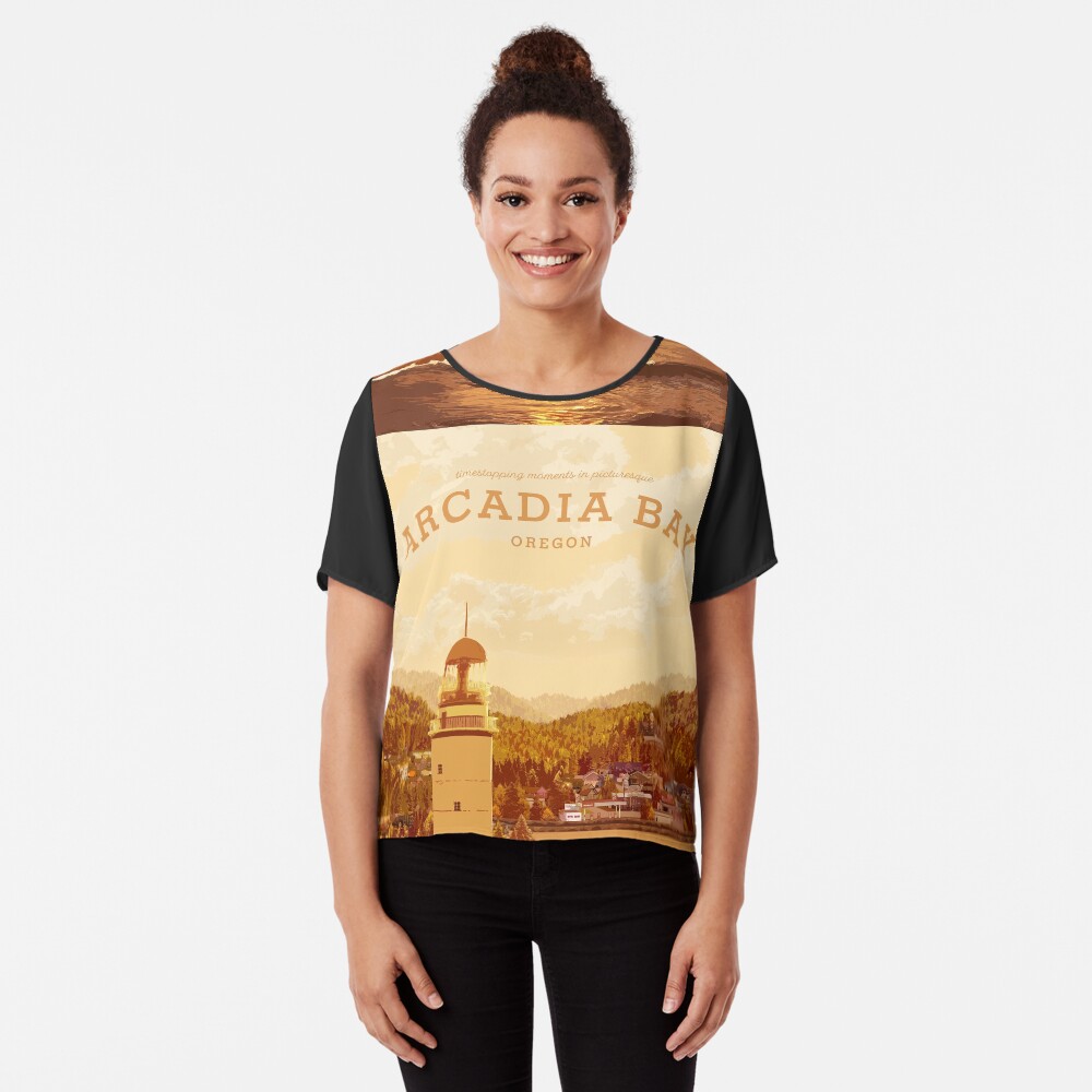 "Life is Strange - Arcadia Bay Travel Poster (Sunset)" Sticker for Sale ...