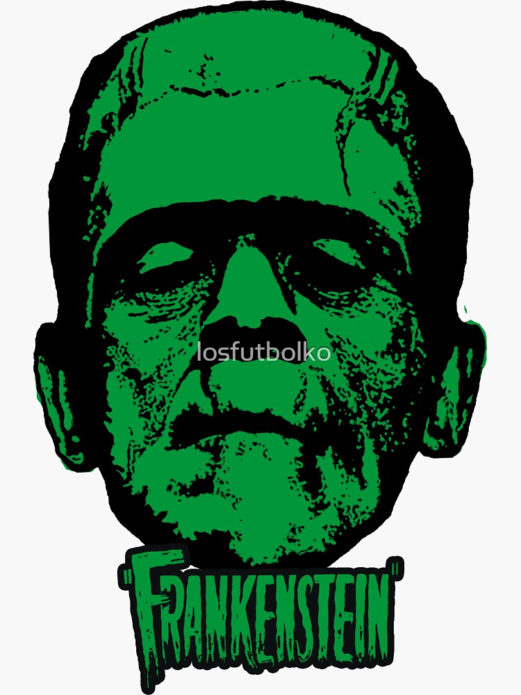 "Herman Munster Frankenstein" Sticker for Sale by losfutbolko | Redbubble