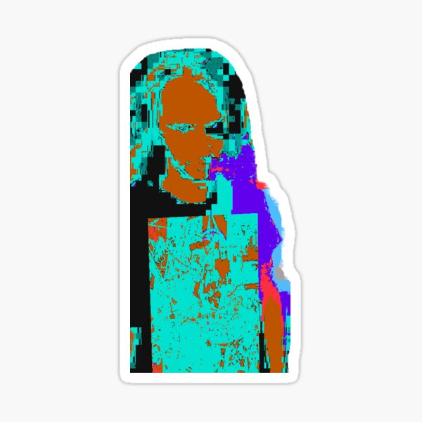 "Long hair sticker" Sticker for Sale by OmegaRedFan | Redbubble