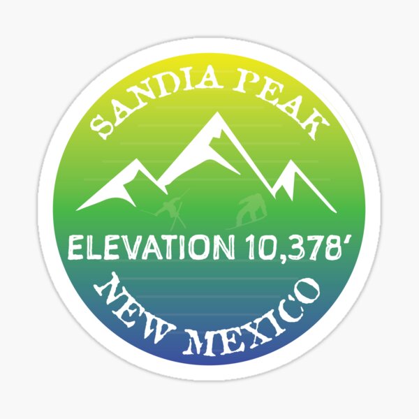 Sandia Peak Stickers | Redbubble