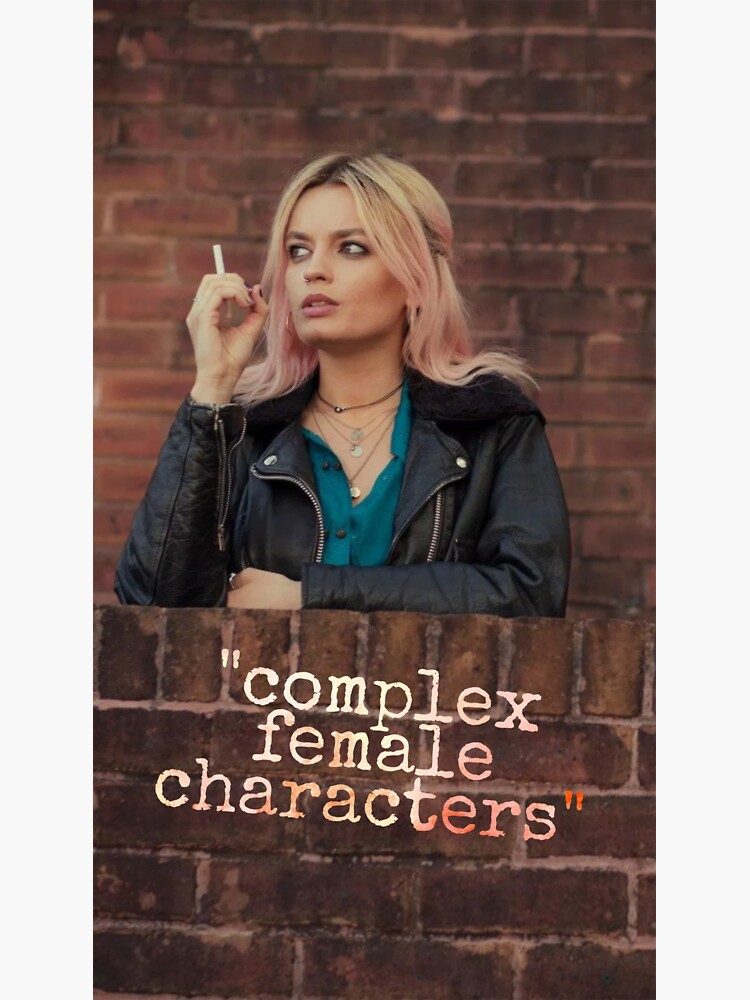 "Complex female characters" Sticker for Sale by Annesarausa | Redbubble