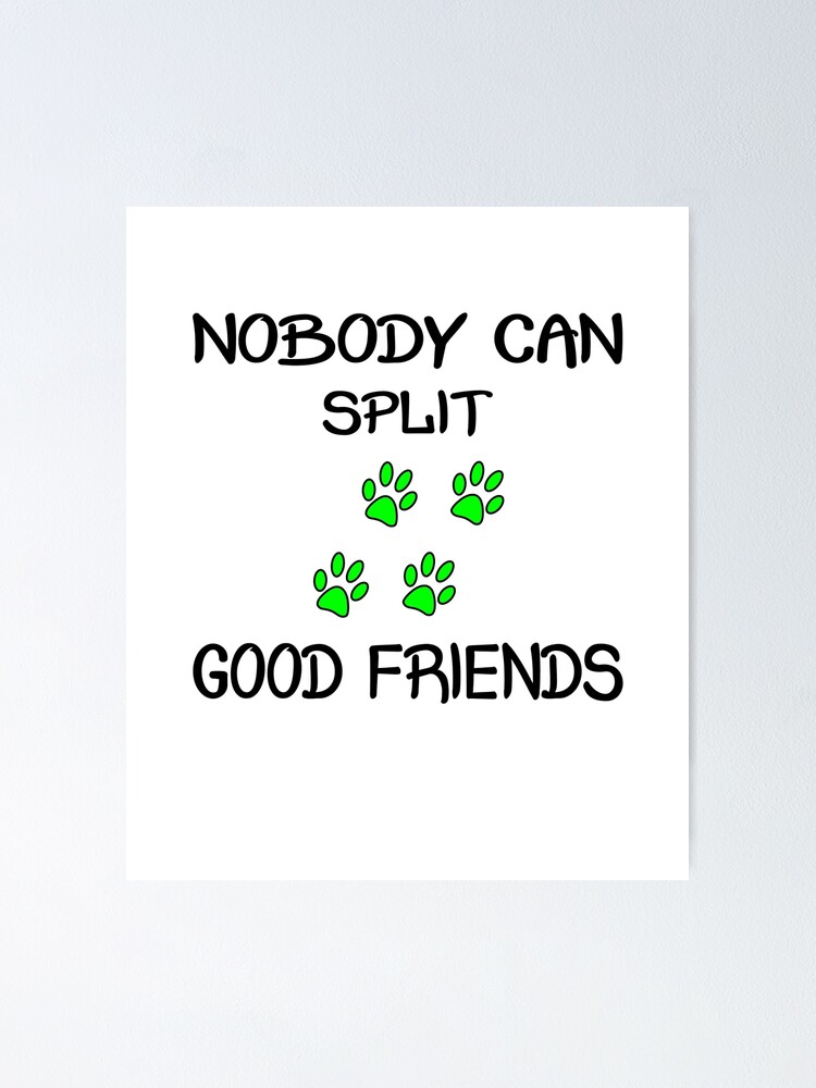 Póster «Perro refranes perro patas foto perros amistad» de dm4design ...