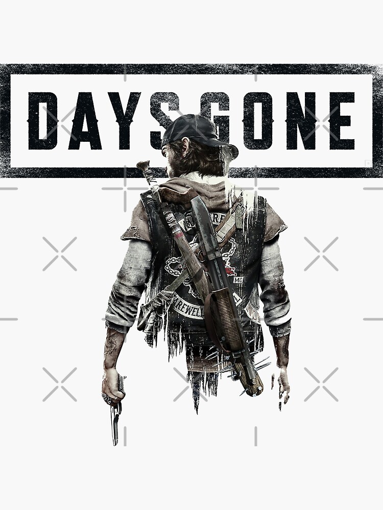"Days gone" Sticker by Frnck | Redbubble