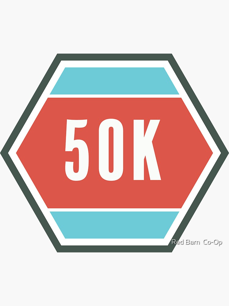 "50k Geometric Design" Sticker for Sale by kkrahn7 | Redbubble