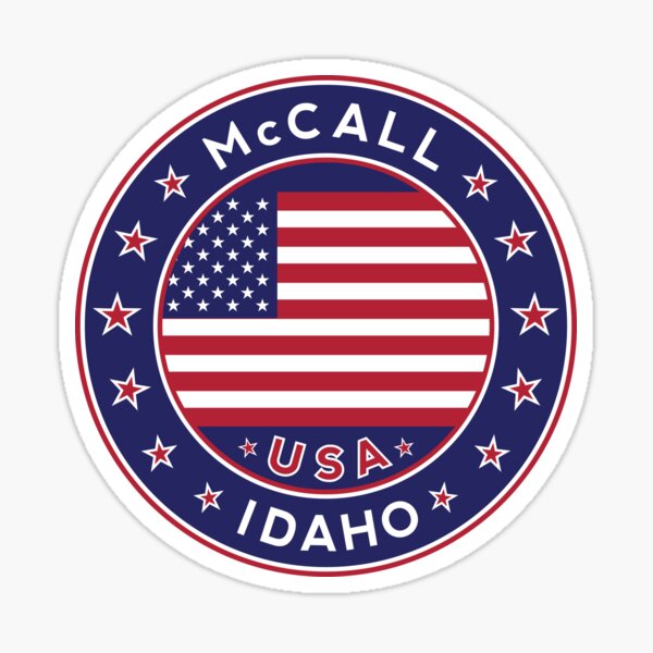 "McCall, Idaho" Sticker for Sale by Alma-Studio | Redbubble