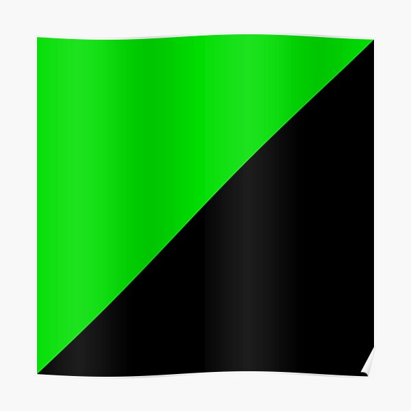 "Anarcho Primitivism Flag" Poster by Dator | Redbubble