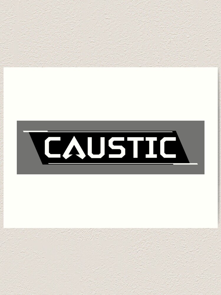 "Caustic Tag | Apex Legends Character Logo" Art Print by surik- | Redbubble
