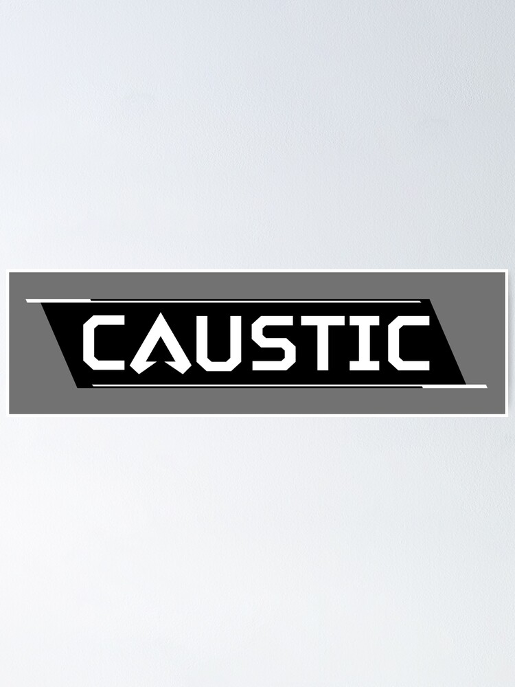 "Caustic Tag | Apex Legends Character Logo" Poster by surik- | Redbubble
