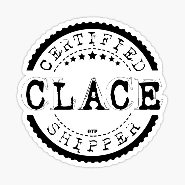 "Certified Clace Shipper (White Stamp)" Sticker by AlexVR | Redbubble
