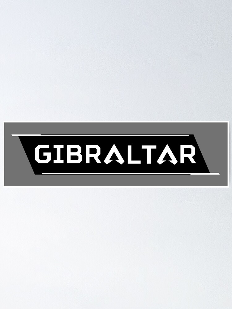 "Gibraltar Tag | Apex Legends Character Logo" Poster by surik- | Redbubble