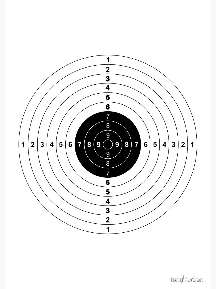 "gun target symbol" Poster for Sale by tony4urban | Redbubble